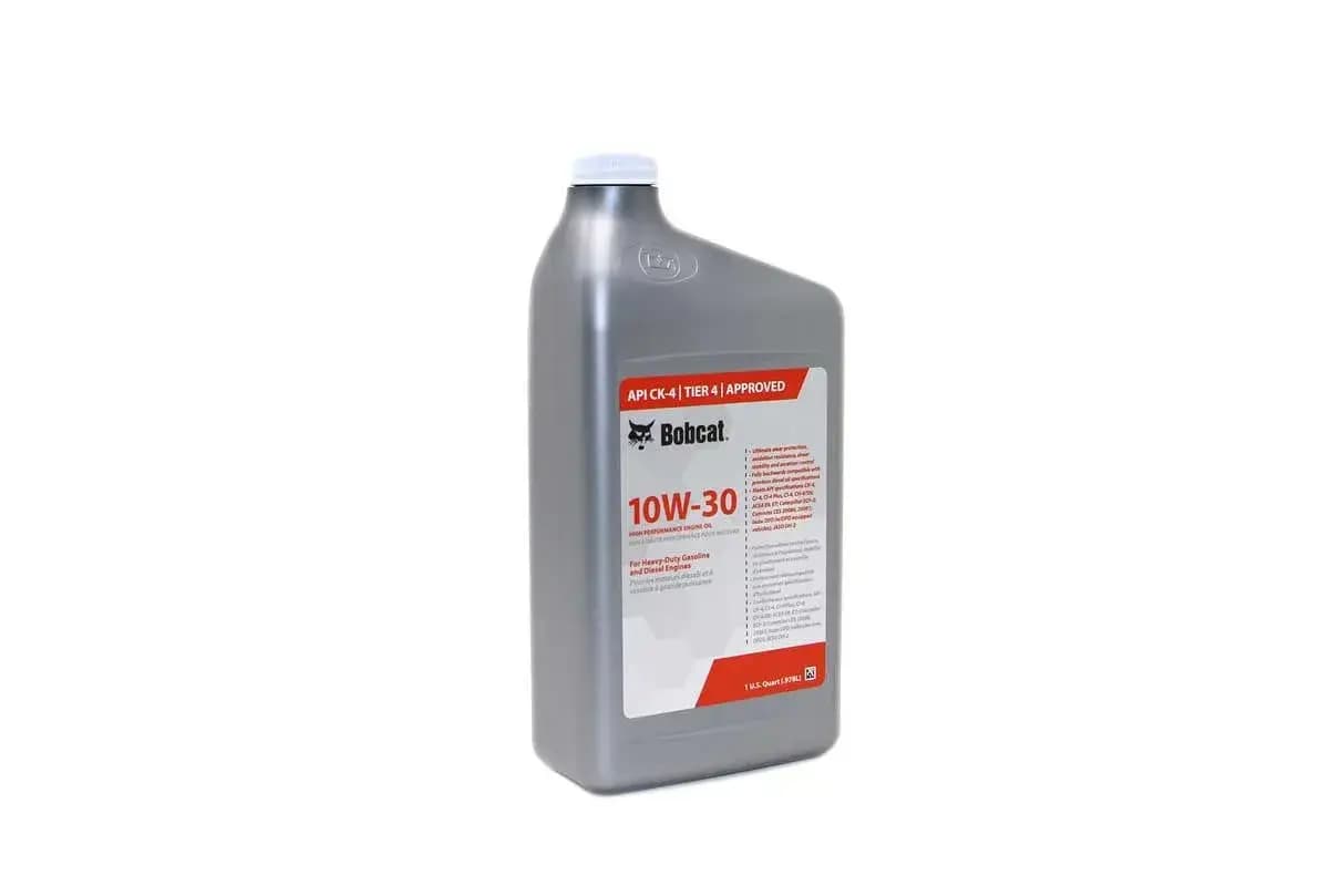 Bobcat Engine Oil, 10W30 - 1 Quart - 7023076 - Williams Machinery